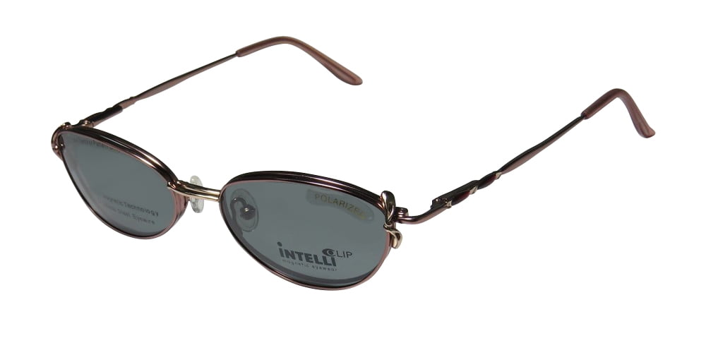 ELITE EYEWEAR 722 EYEGLASS FRAME/EYEWEAR POLARIZED SUNGLASS CLIP-ON ...