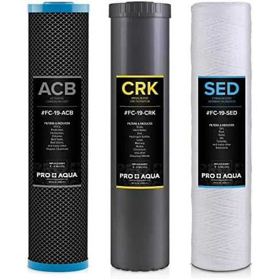 ELITE GEN2 Replacement Filter Set, Whole House Heavy Metals Well Water ...