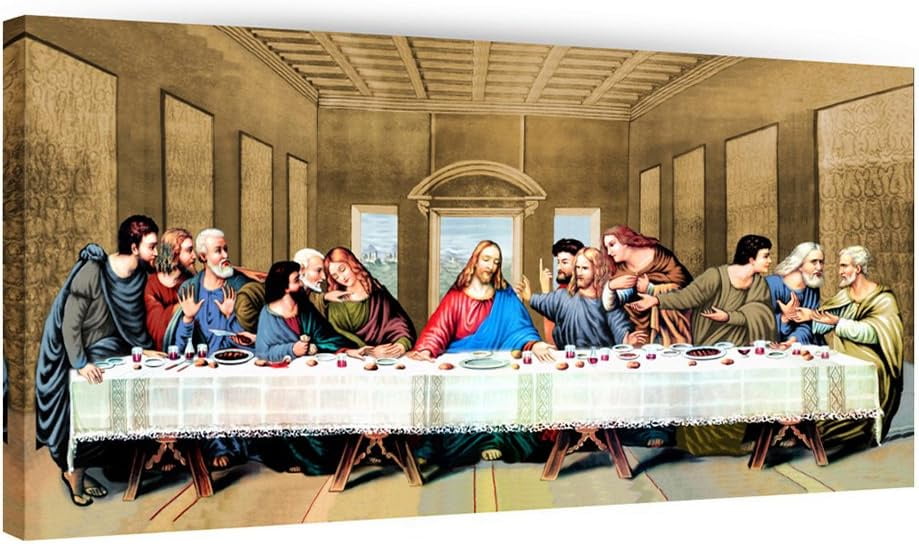 ELITEART- Jesus Christ The Last Supper by Leonardo da Vinci Giclee Art ...