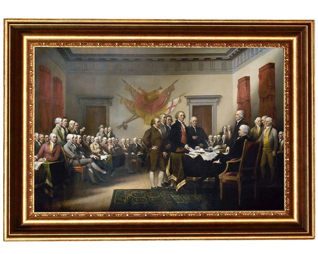 ELITEART-The Declaration of Independence By John Trumbull Oil Painting ...