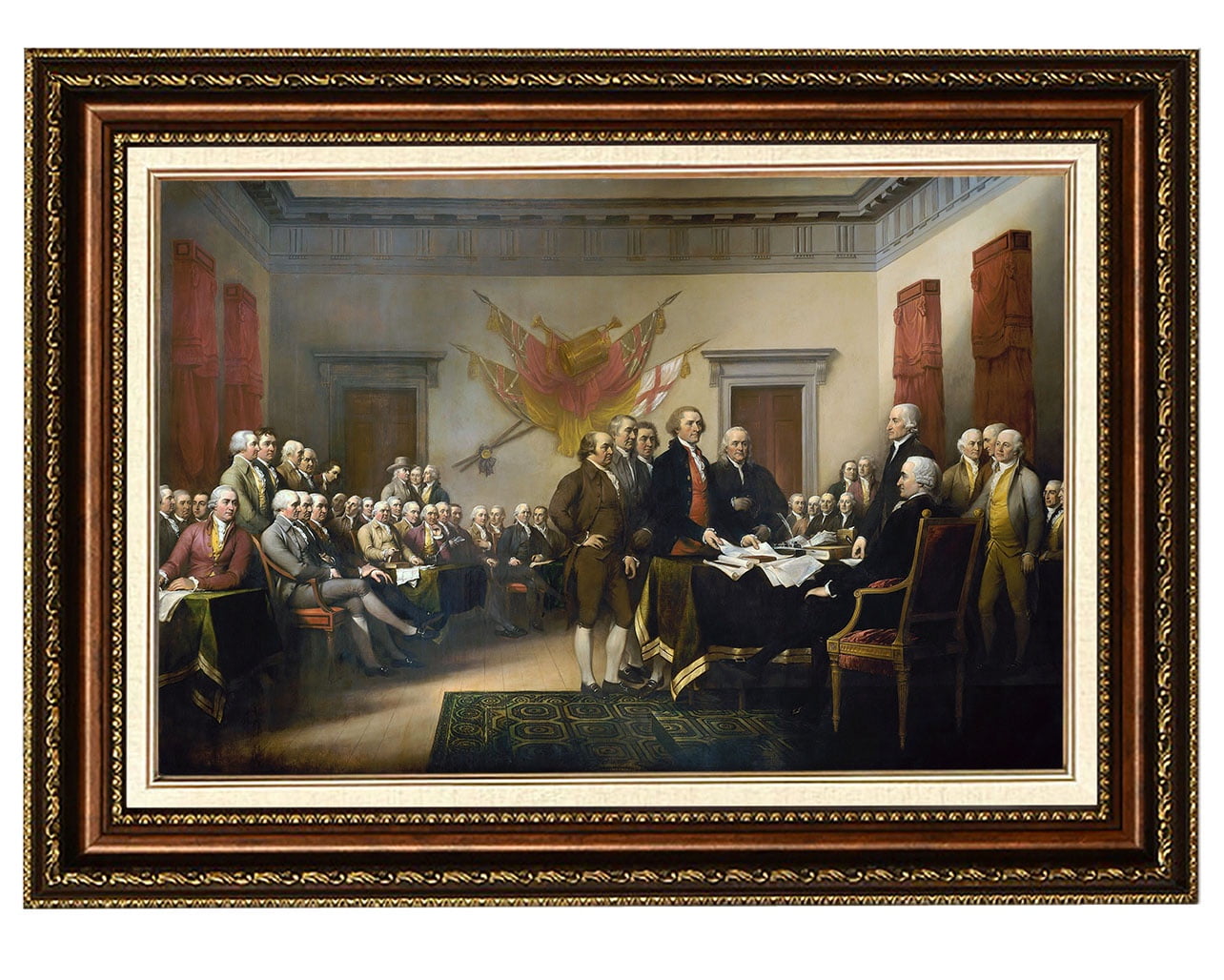 ELITEART-The Declaration of Independence By John Trumbull Oil Painting ...