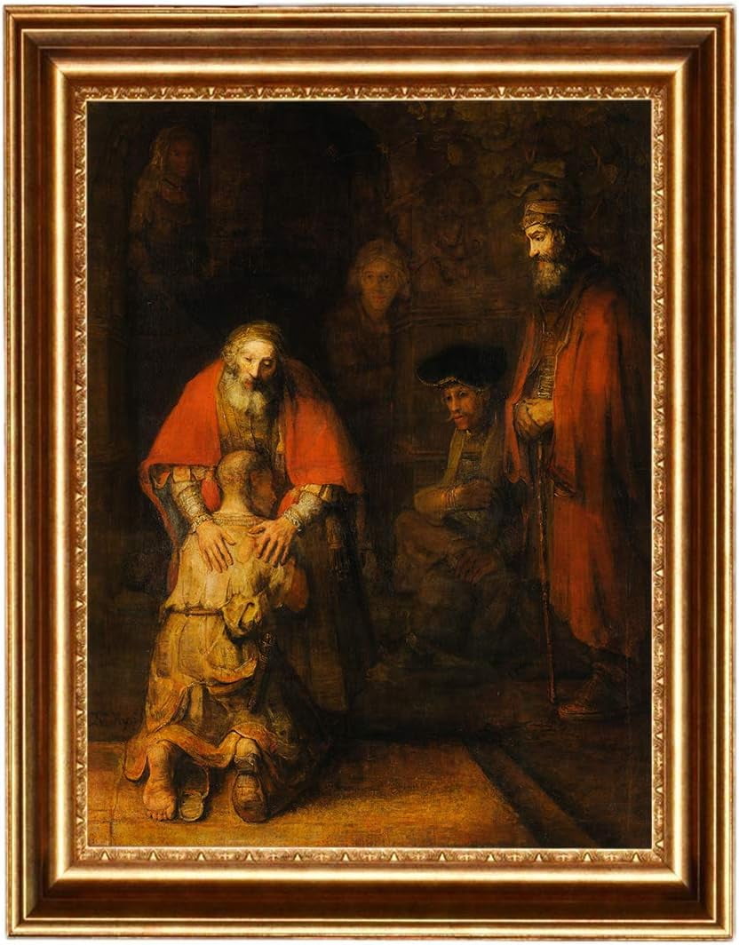 ELITEART-The Return of the Prodigal Son By Rembrandt Oil Painting ...