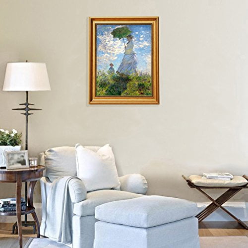 ELITEART-Woman with a Parasol Madame Monet and Her Son by Claude Mone ...