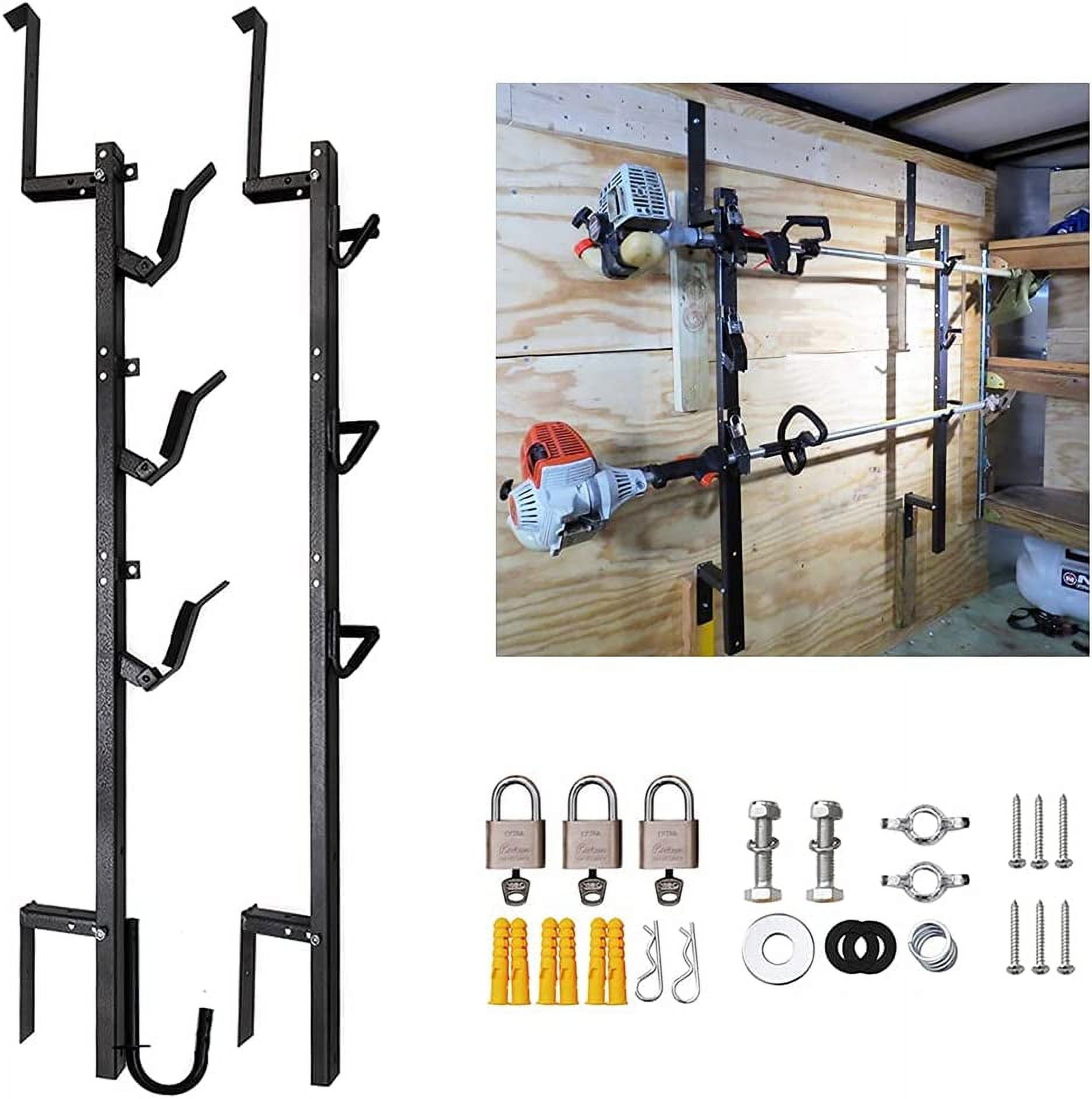 Rack Em RA-5 3 Trimmer Rack for Enclosed Trailers - Walmart.com