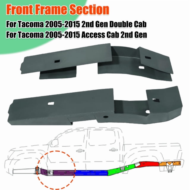 ELITEWILL Front Frame Section Set for Tacoma 2005-2015 Double Cab ...