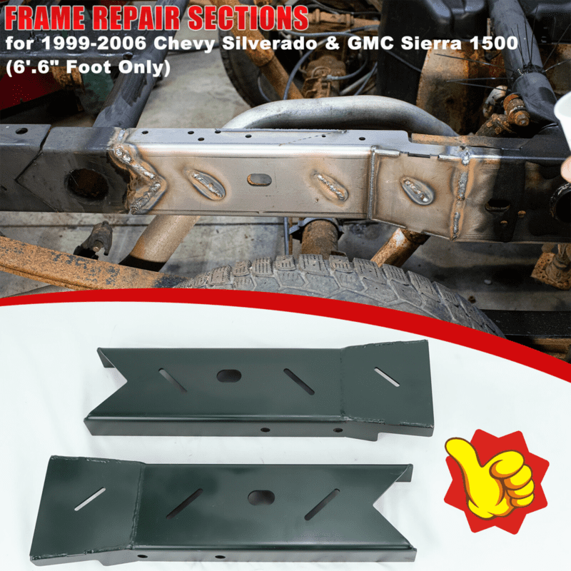 ELITEWILL Rear Frame Repair Section for 1999-2006 Chevy Silverado &GMC ...