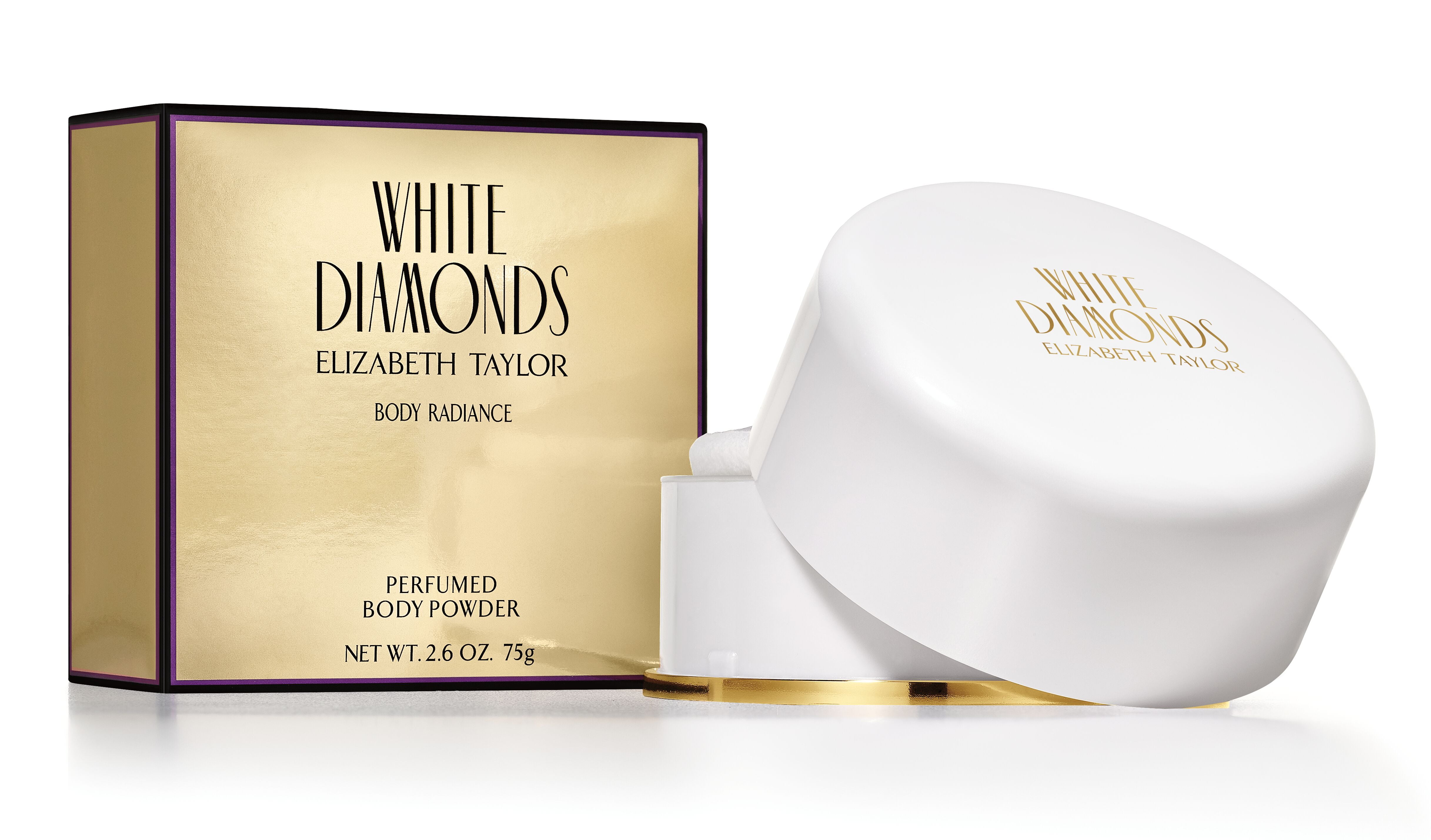 Elizabeth Taylor White Diamonds Body Powder, 2.6 Oz, Luxurious Dusting ...