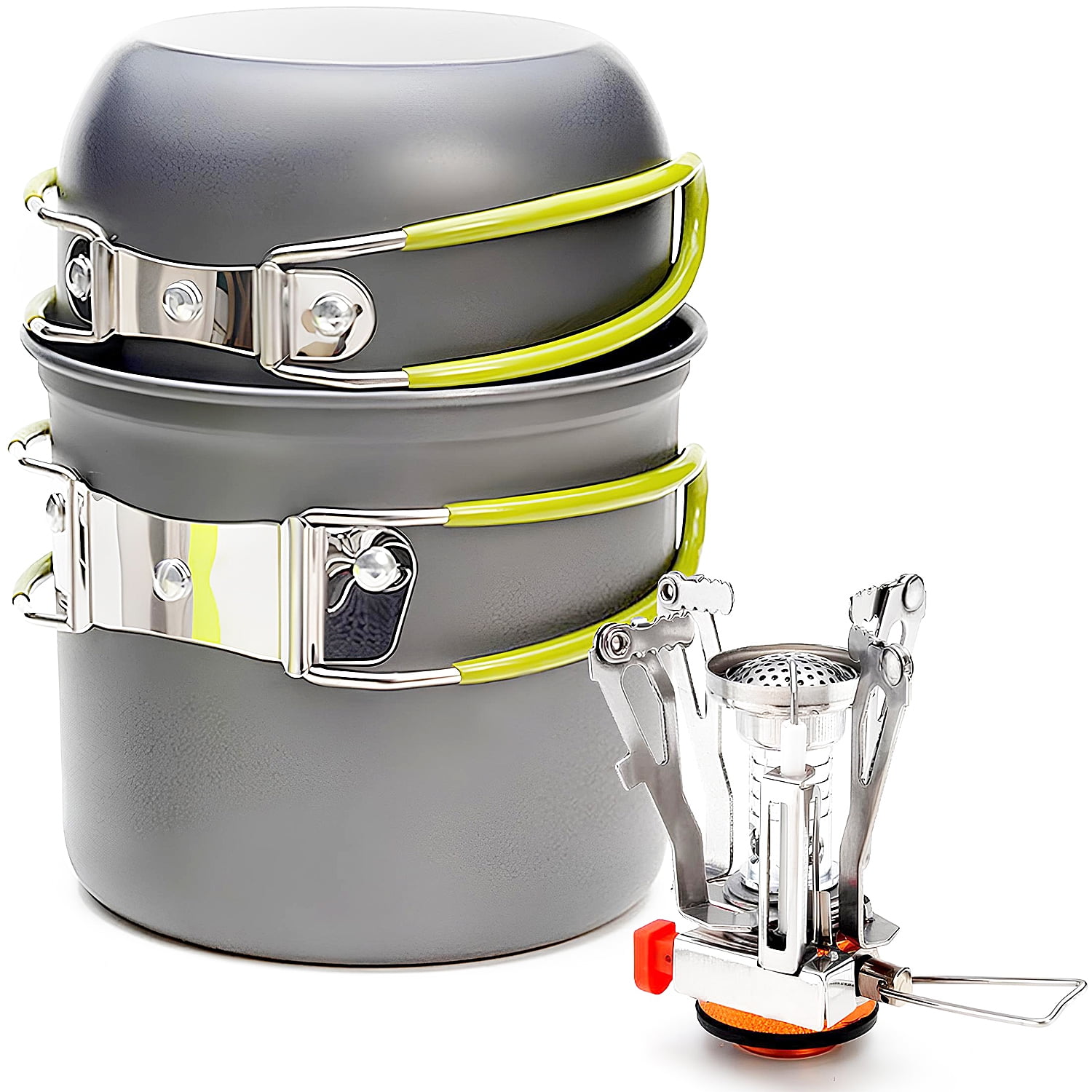 ELK Camping Cookware Stove Set - Compact, Lightweight, Portable Outdoor ...