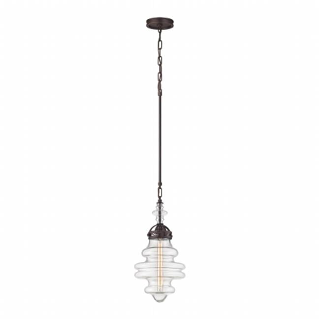 ELK Lighting 66127/1 Ceiling-Pendant-fixtures 21 x 10 x 10" Bronze ...