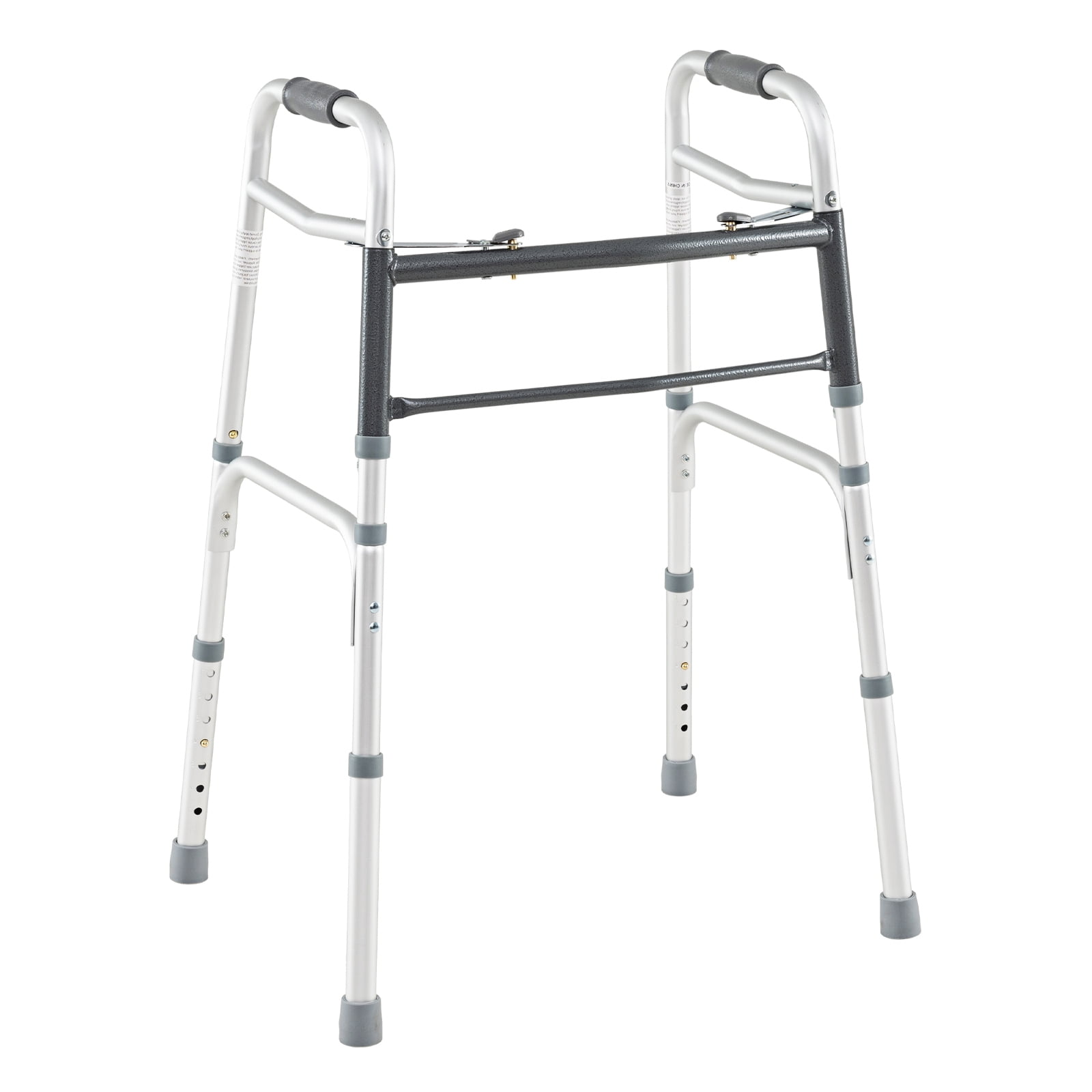 ELLEGNT 2-Button Folding Walker with 7-Level Height Adjustment ...