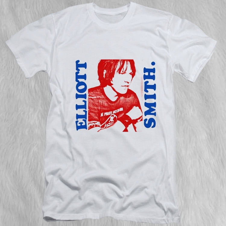 ELLIOTT SMITH 90s Retro Style Full Size White T-Shirt - Walmart.com