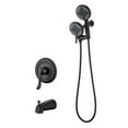 ELLOALLO Complete Shower System with Tub Shower Faucet Set 5in Head ...