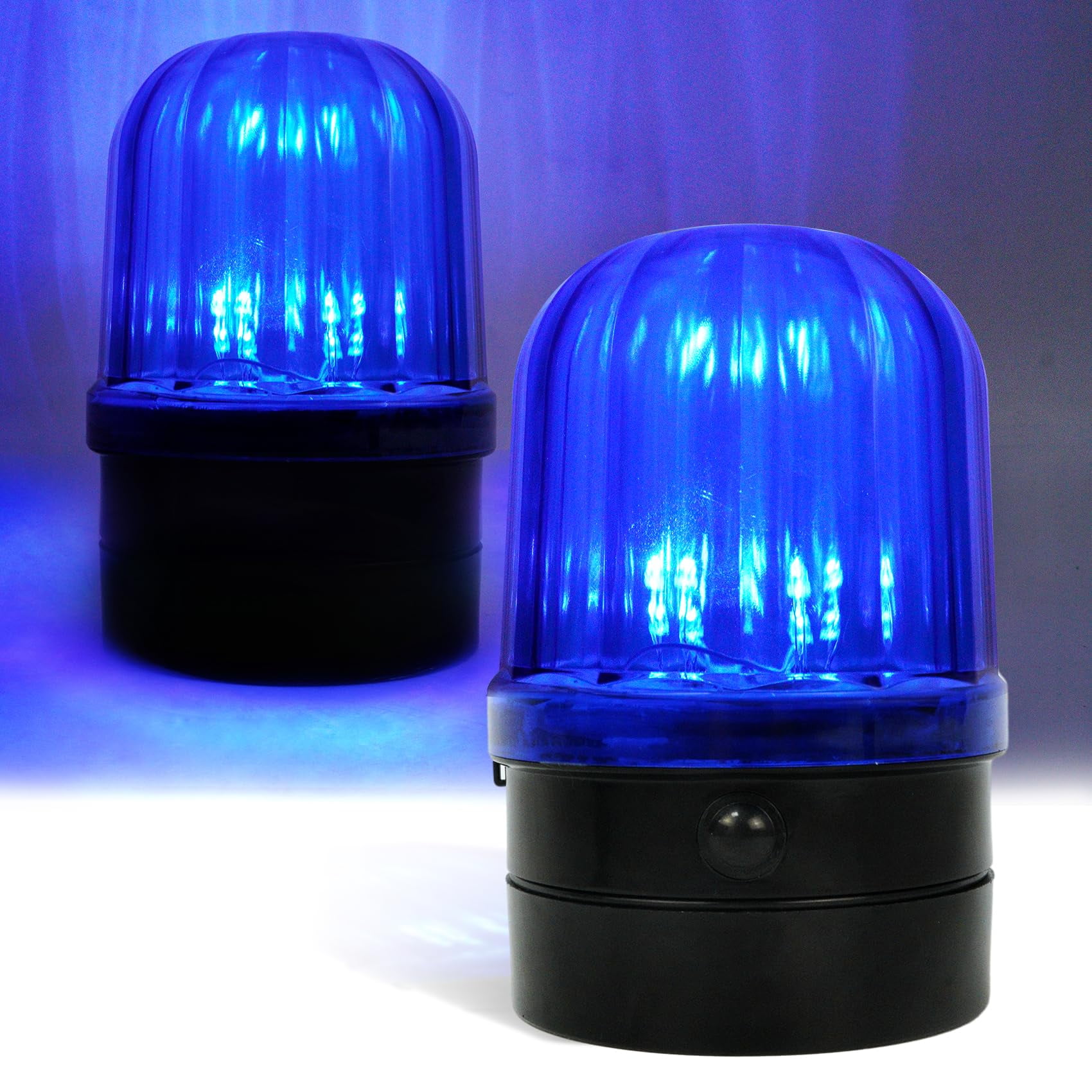 ELLUMIN 6" Flashing Light, STF9 Blue LED Strobe Light Beacon with Magnetic Base for Vehicle ...