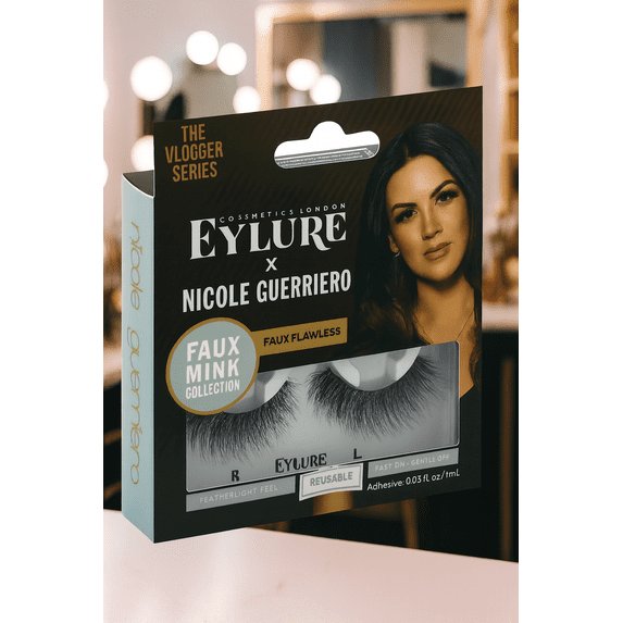 Eylure Faux Mink False Eyelashes – Reusable, Featherlight Feel, Natural ...