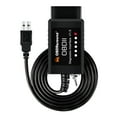 ELM327 HS-CAN MS-CAN FORScan V1.5 ELMconfig Adapter OBD2 USB Scanner ...