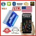 ELM327 OBD2 V2.1 Bluetooth Auto Scan Tool Car Diagnostic Scanner ...