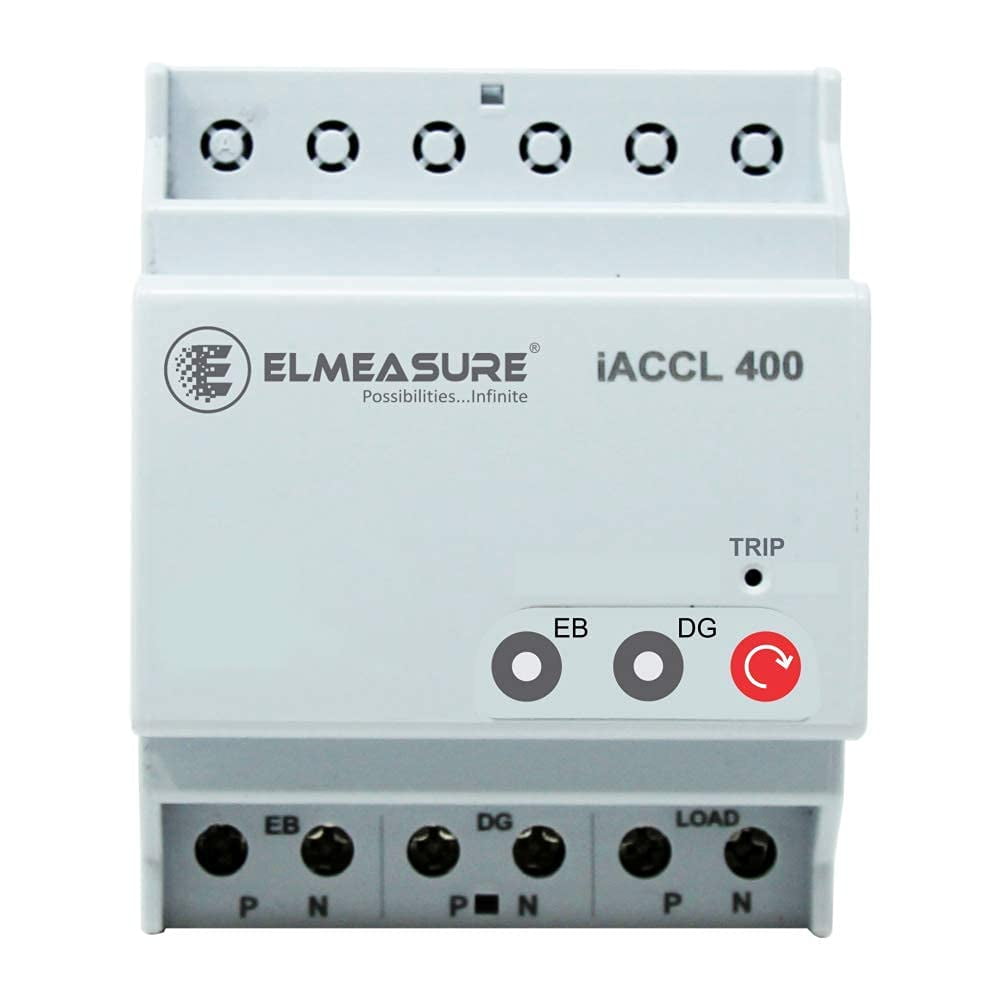 ELMEASURE White 32A Automatic Changeover with Current Limiter Single Phase ACCL - Walmart.com