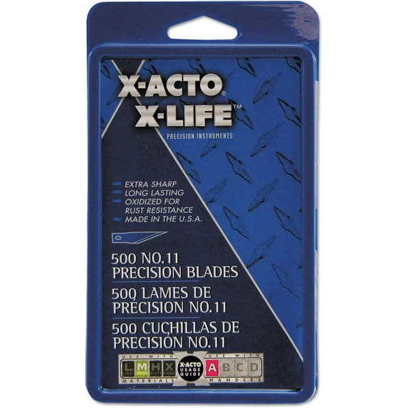 ELMERS X-Acto #11 Blades for X-Acto Knives, Bulk Pack, 500 Blades Per ...