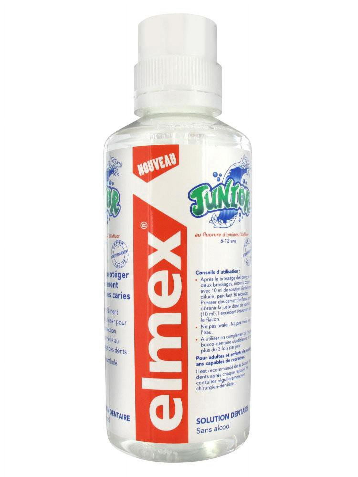 ELMEX Junior 6-12 ANS DNF2 Solution dentaire sans alcool (400 ml ...
