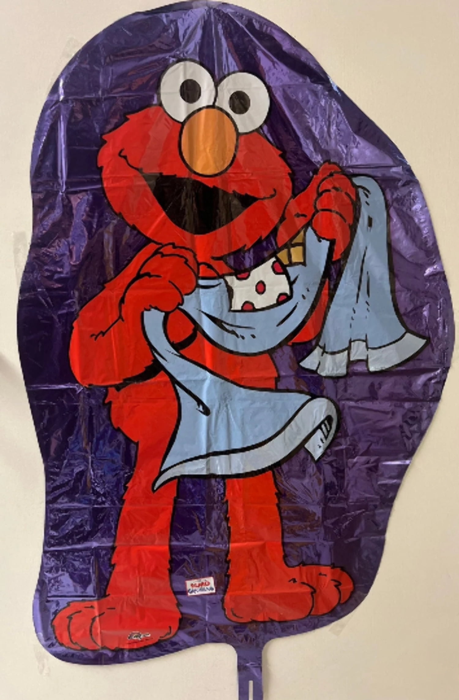ELMO with BLANKET SESAME Street Balloon Large Shape Foil Mylar Balloon ...