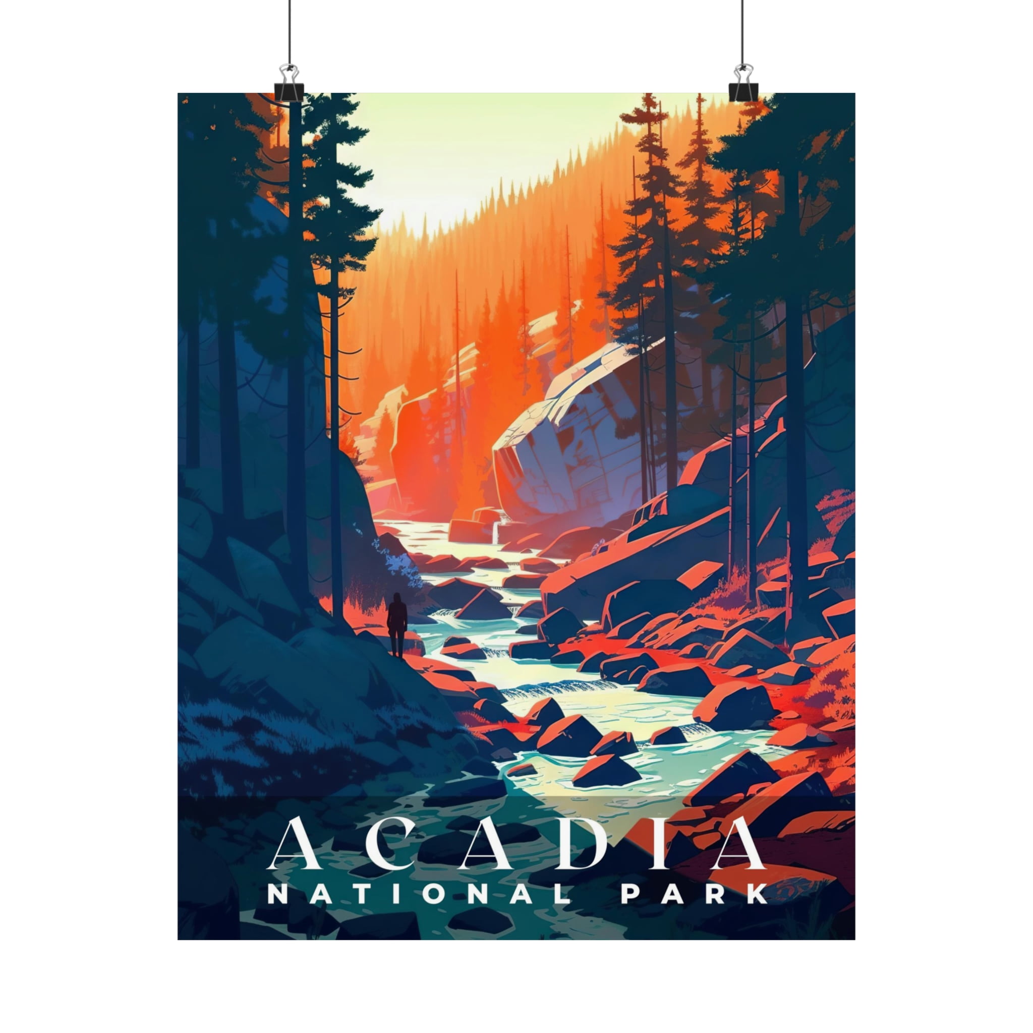 ELNEIT - Acadia National Park Poster, Unframed Matte Paper, S01 ...