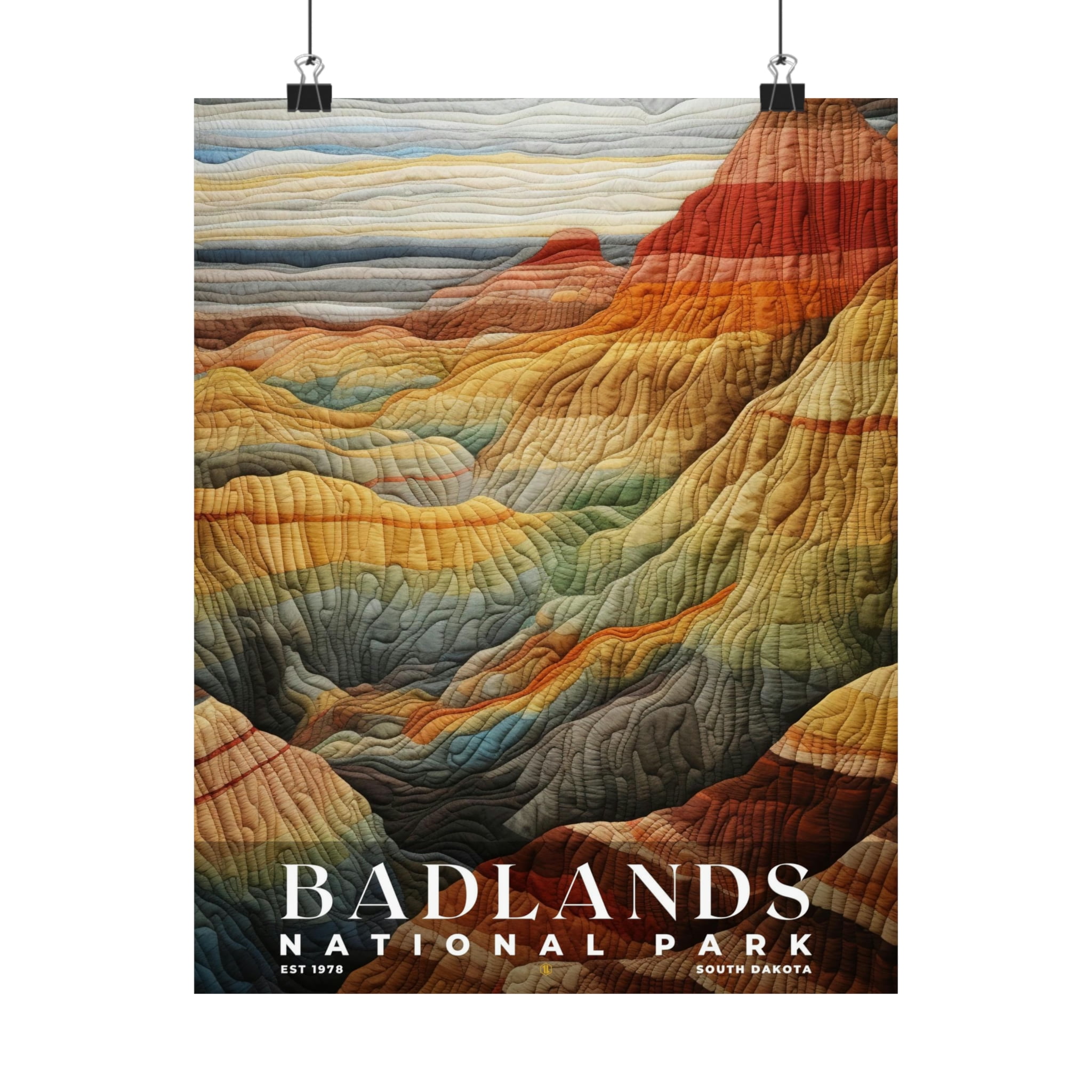 ELNEIT - Badlands National Park Poster, Unframed Matte Paper, S09 ...