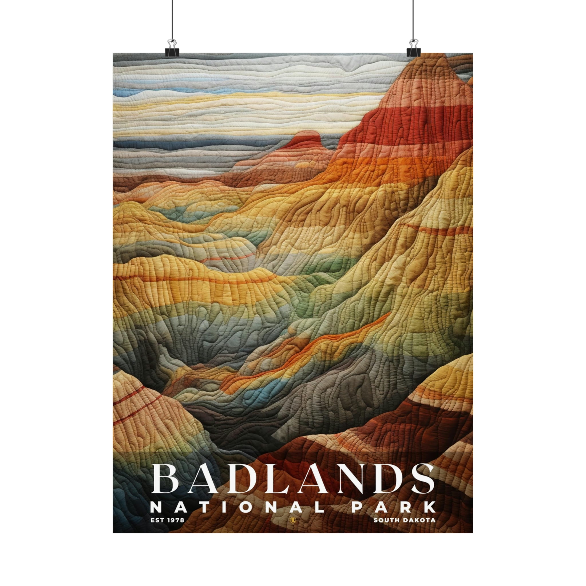 ELNEIT - Badlands National Park Poster, Unframed Matte Paper, S09 ...