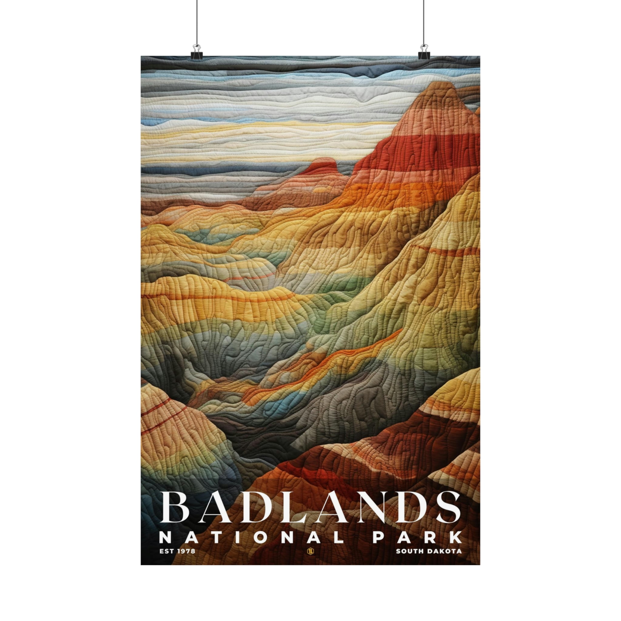 ELNEIT - Badlands National Park Poster, Unframed Matte Paper, S09 ...