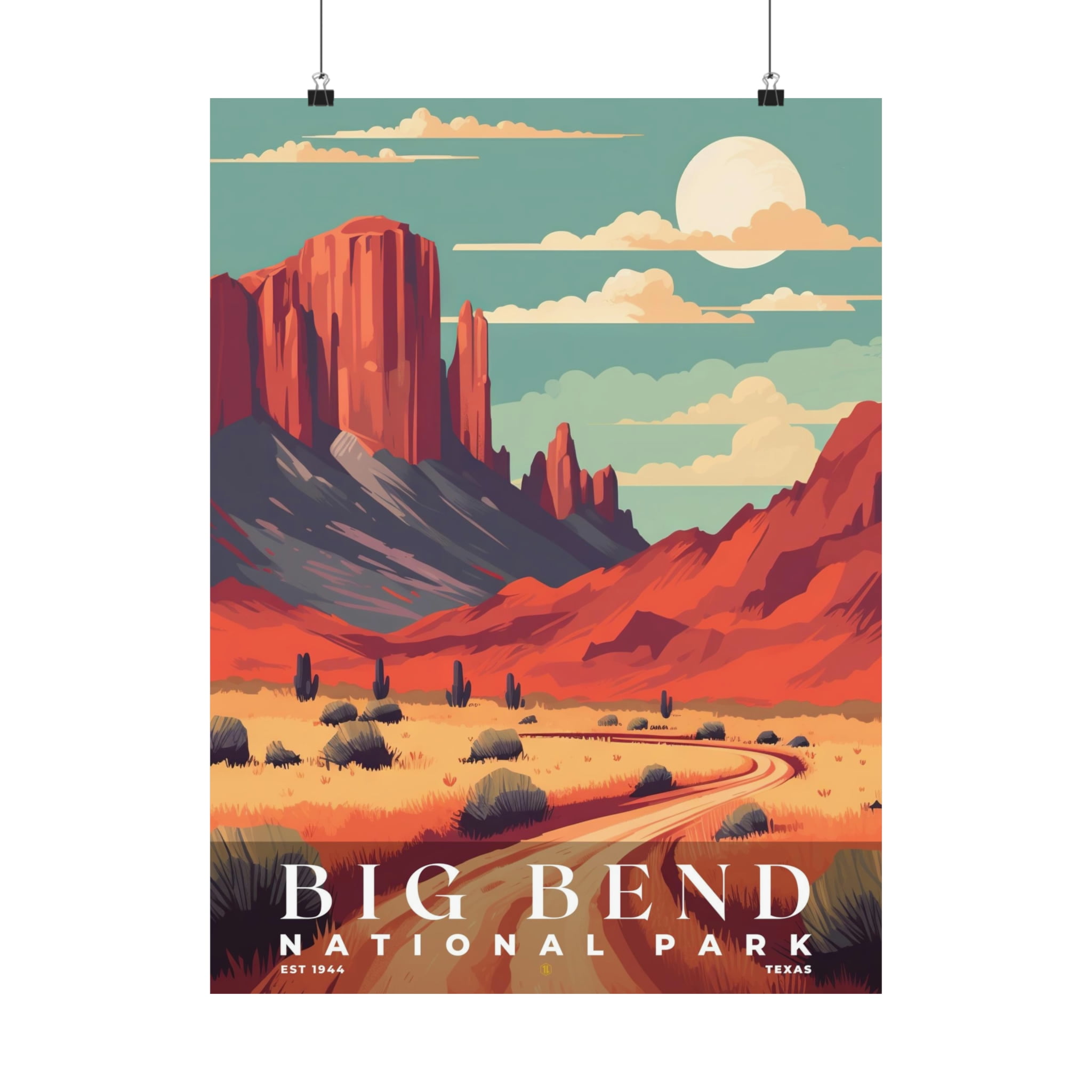 ELNEIT - Big Bend National Park Poster, Unframed Matte Paper, S05 ...