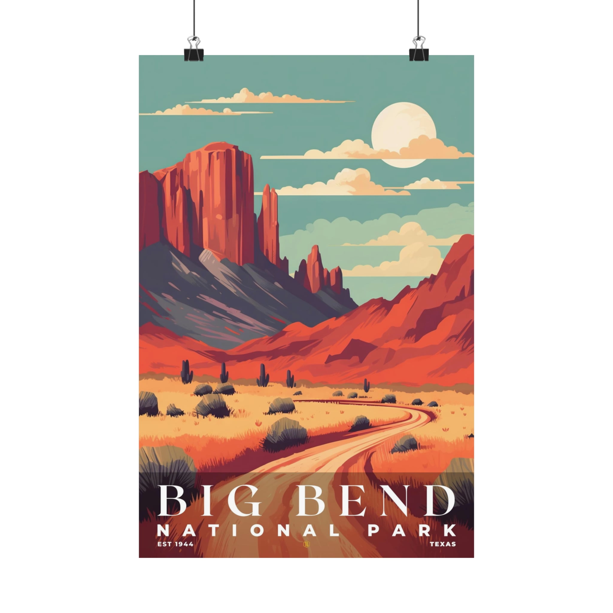 ELNEIT - Big Bend National Park Poster, Unframed Matte Paper, S05 ...