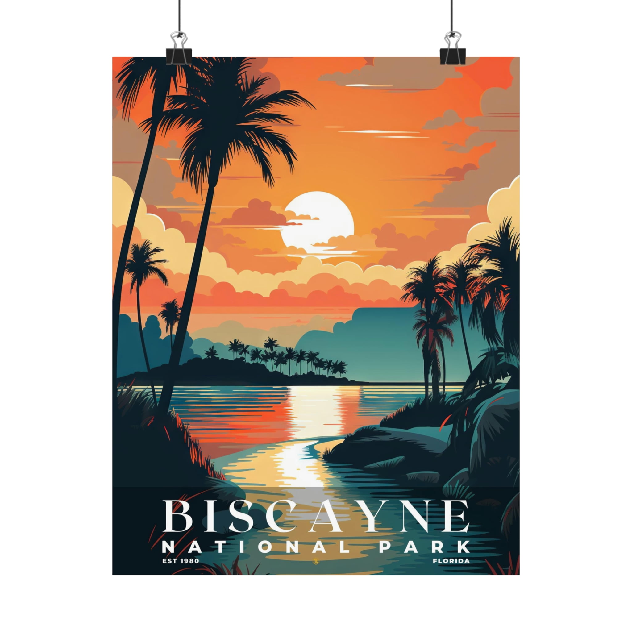 ELNEIT - Biscayne National Park Poster, Unframed Matte Paper, S05 ...