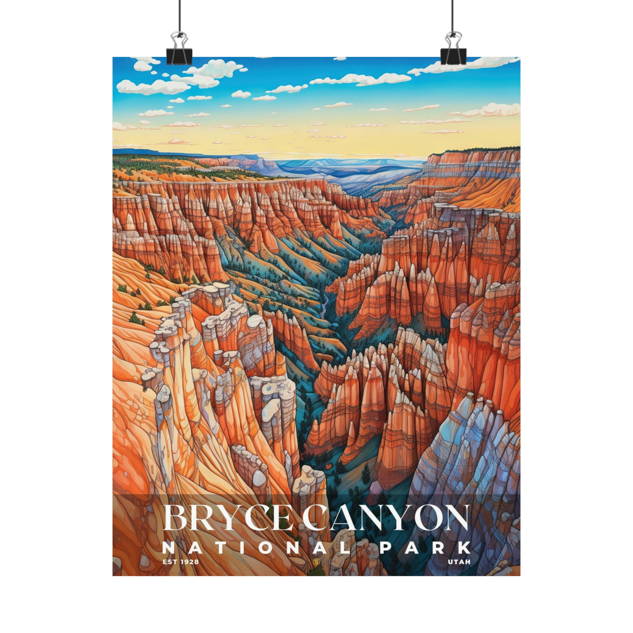 ELNEIT - Bryce Canyon National Park Poster, Unframed Matte Paper, S02 - Walmart.com