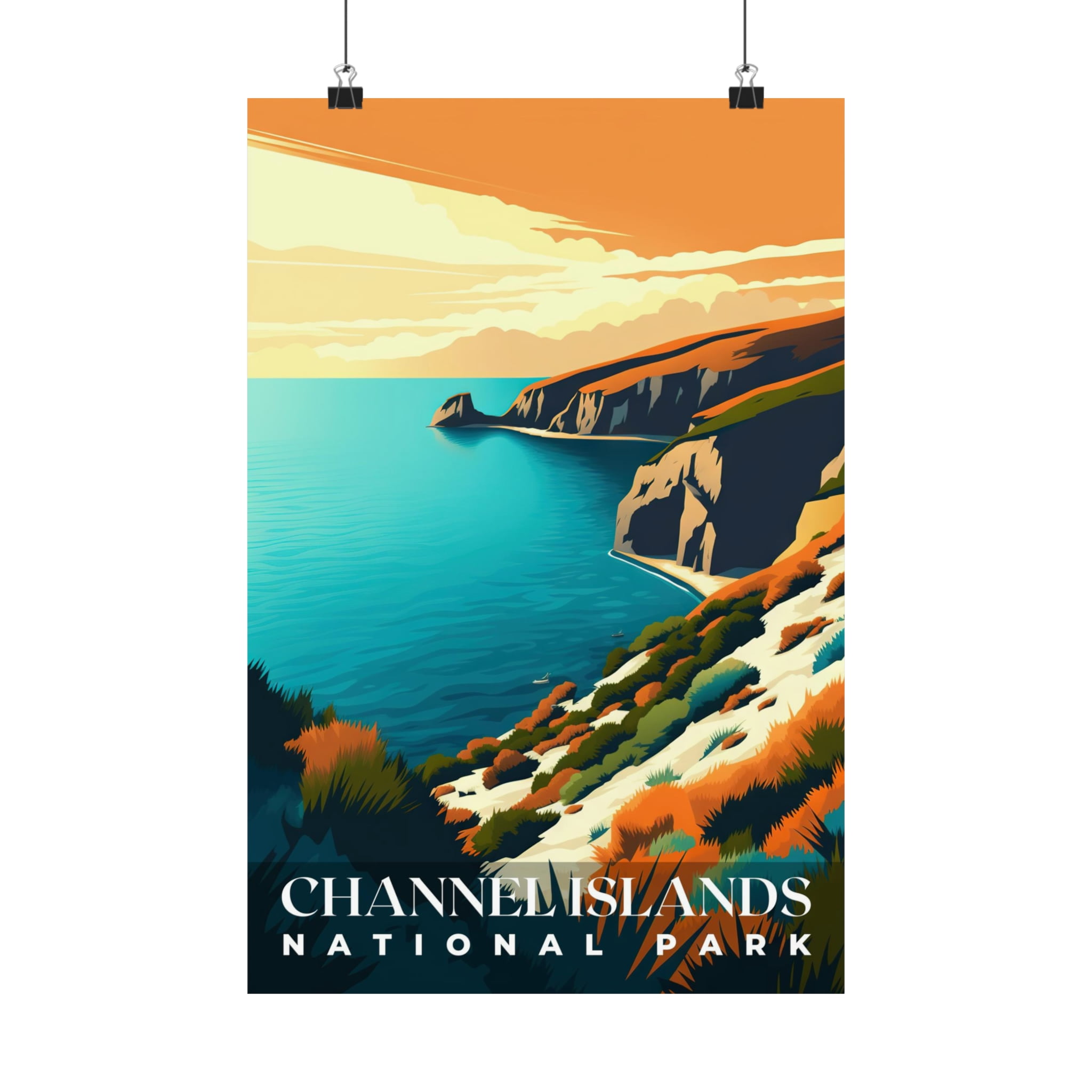 ELNEIT - Channel Islands National Park Poster, Unframed Matte Paper ...