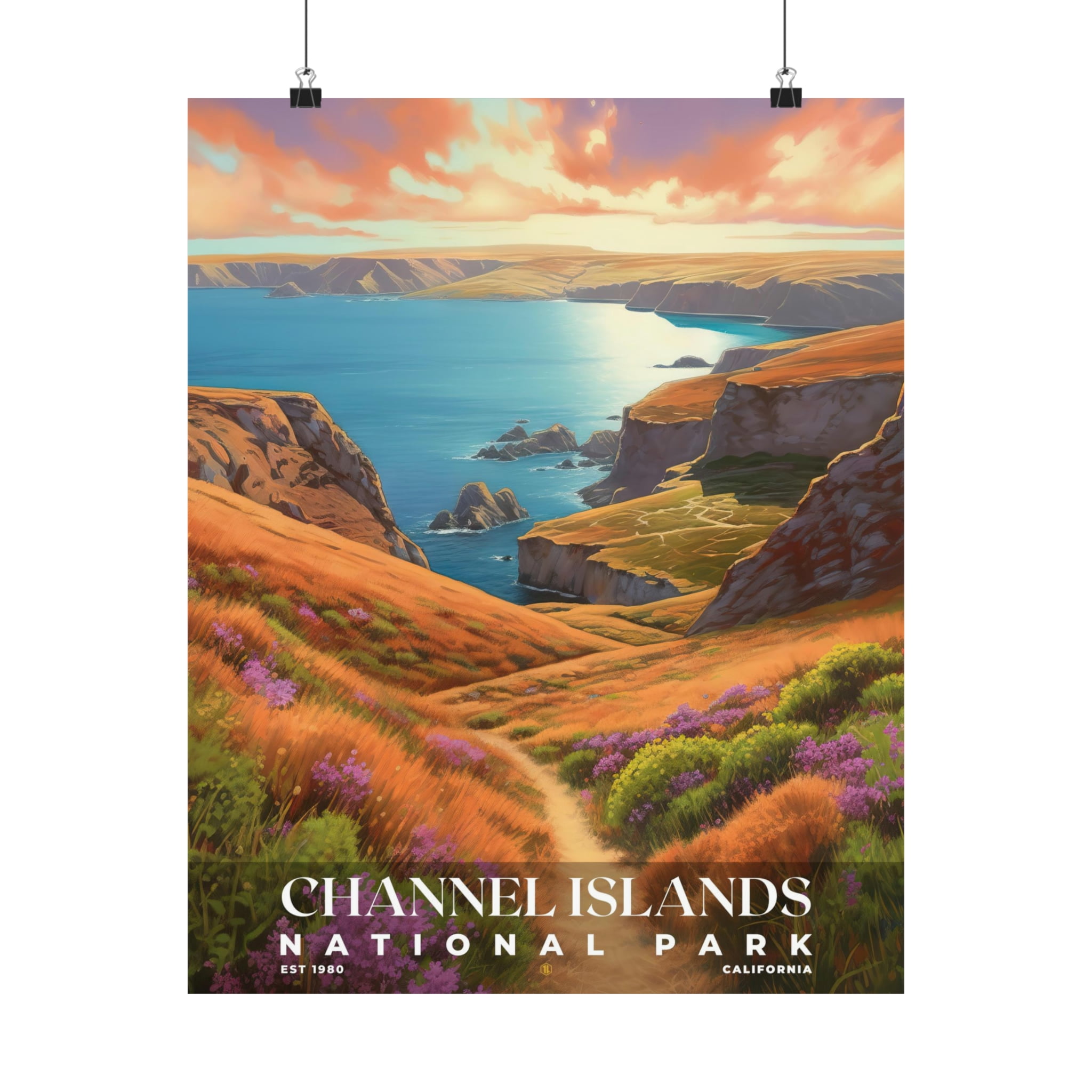 ELNEIT - Channel Islands National Park Poster, Unframed Matte Paper ...