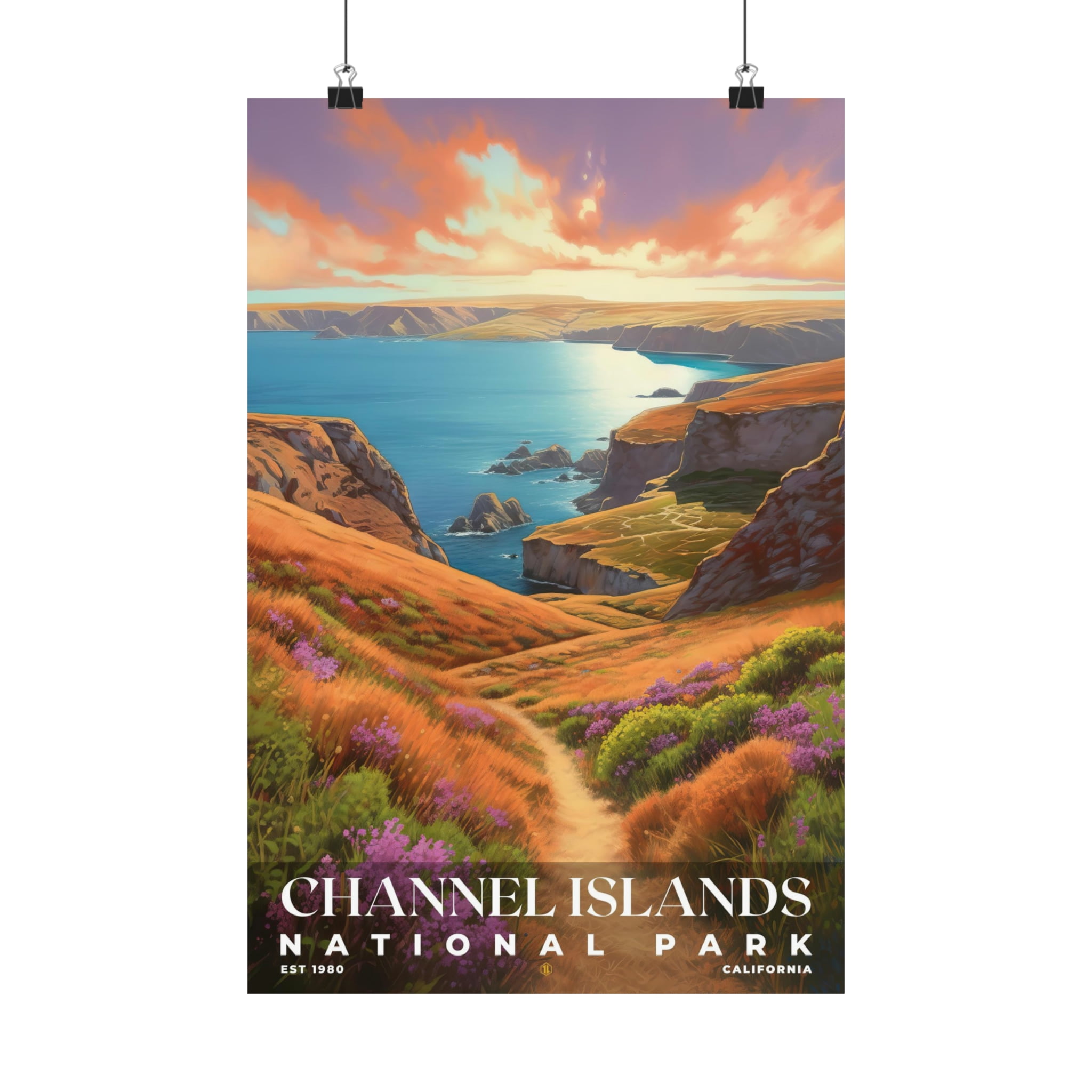 ELNEIT - Channel Islands National Park Poster, Unframed Matte Paper ...