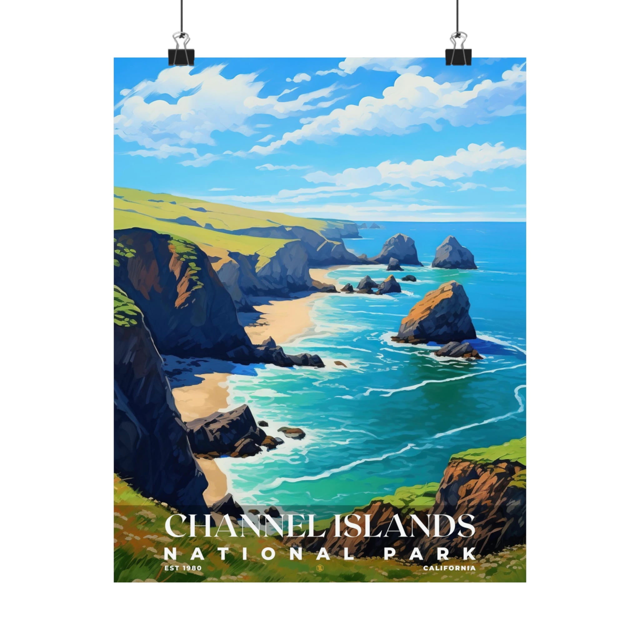ELNEIT - Channel Islands National Park Poster, Unframed Matte Paper ...