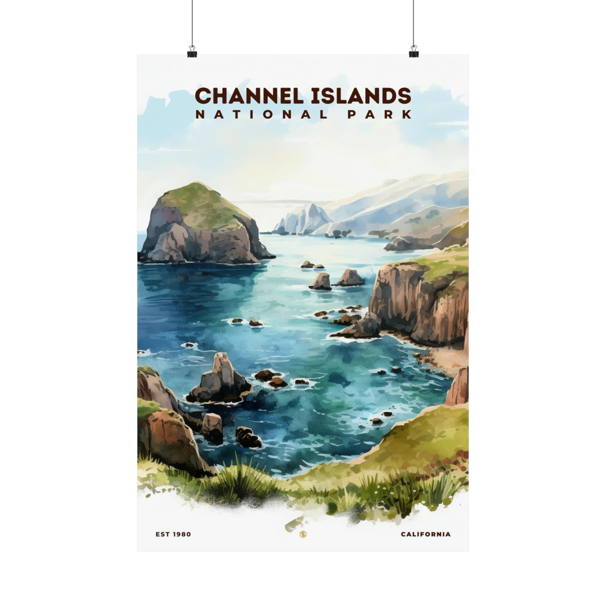 ELNEIT - Channel Islands National Park Poster, Unframed Matte Paper ...