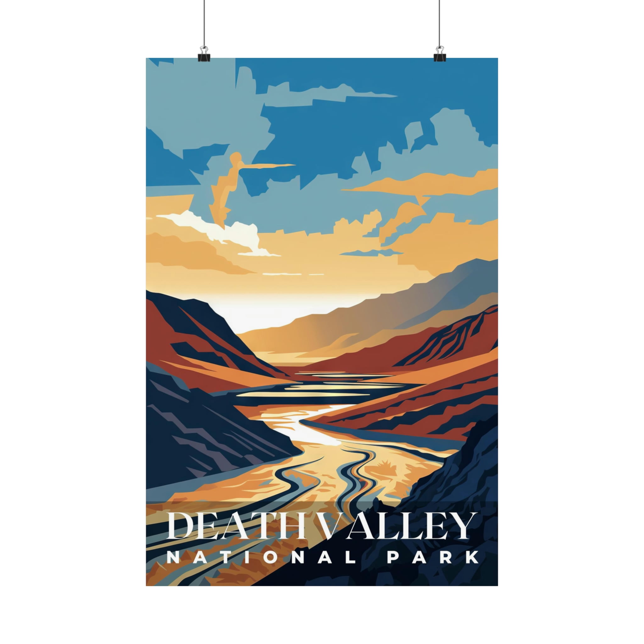 ELNEIT - Death Valley National Park Poster, Unframed Matte Paper, S01 ...