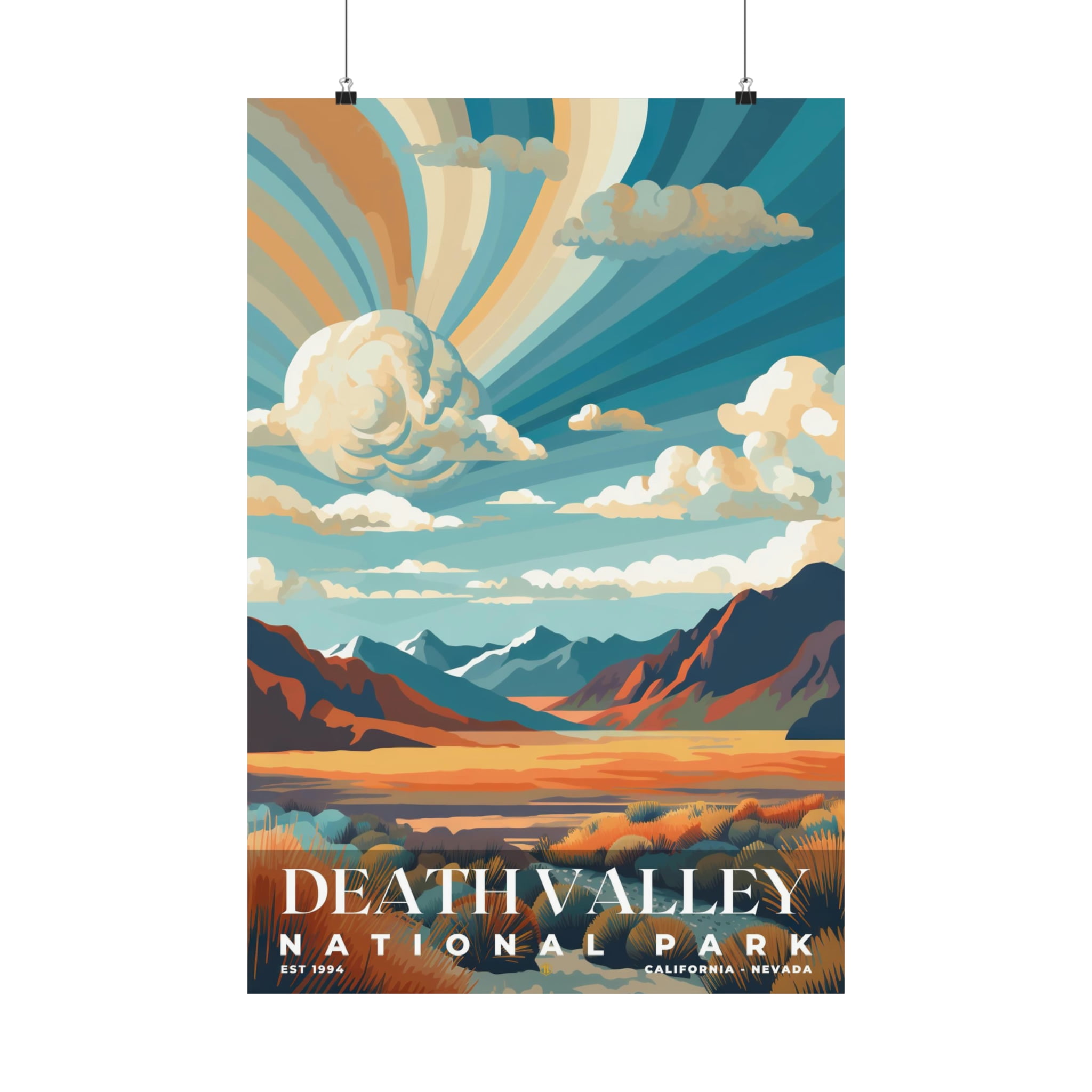 ELNEIT - Death Valley National Park Poster, Unframed Matte Paper, S05 ...