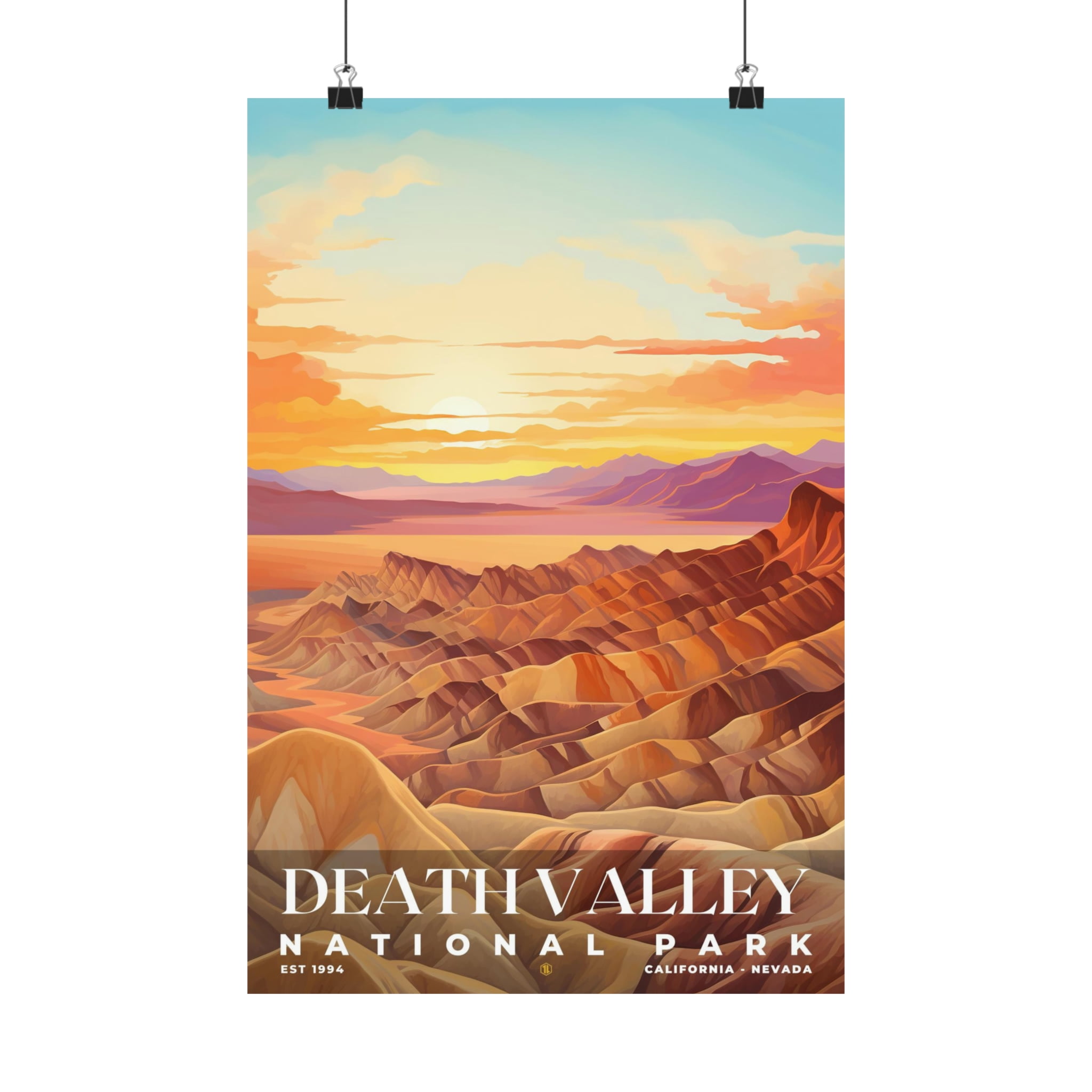 ELNEIT - Death Valley National Park Poster, Unframed Matte Paper, S06 ...