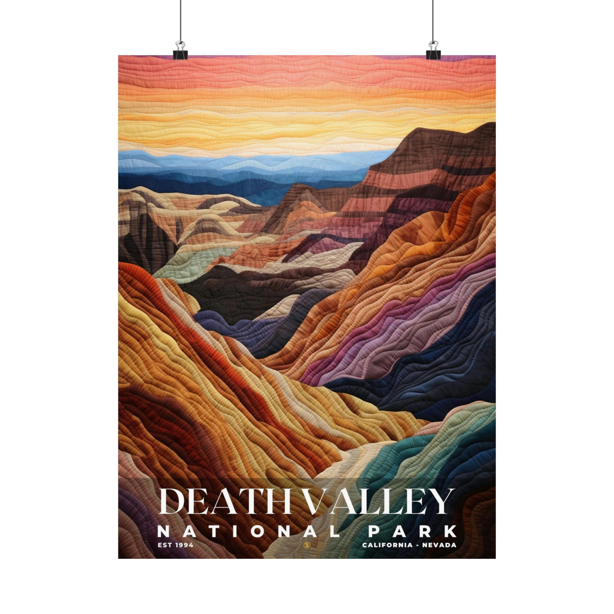 ELNEIT - Death Valley National Park Poster, Unframed Matte Paper, S09 ...