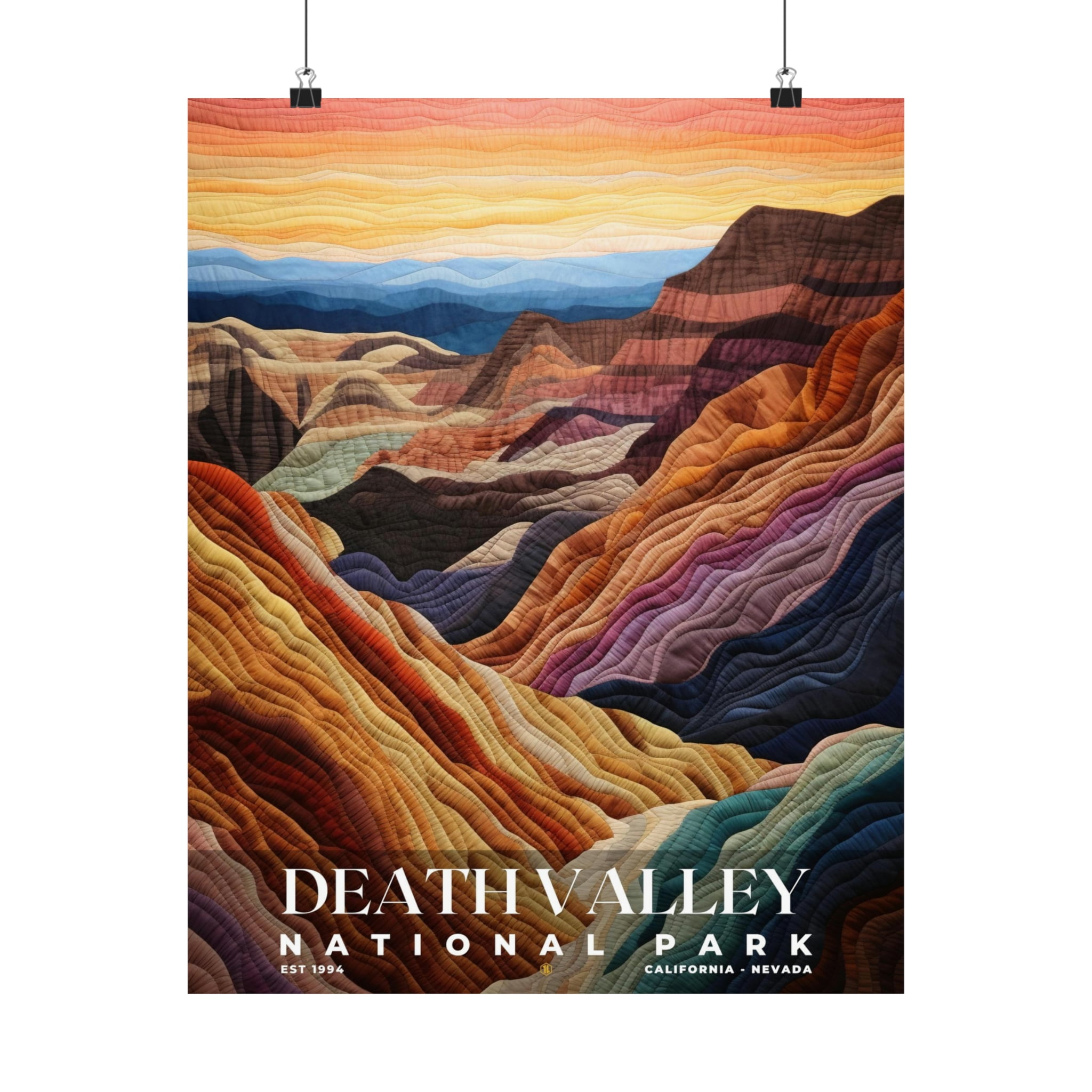 ELNEIT - Death Valley National Park Poster, Unframed Matte Paper, S09 ...