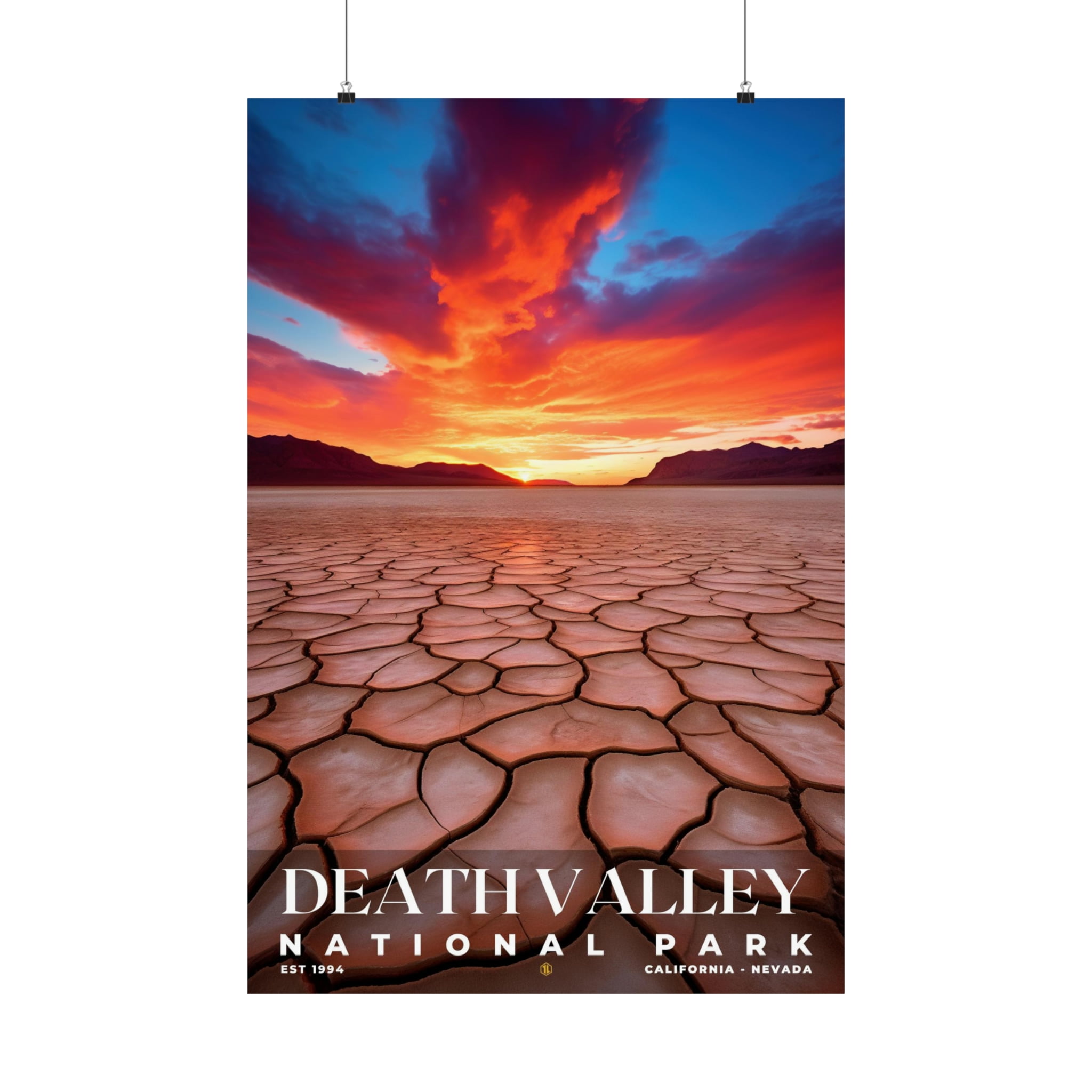 ELNEIT - Death Valley National Park Poster, Unframed Matte Paper, S10 ...