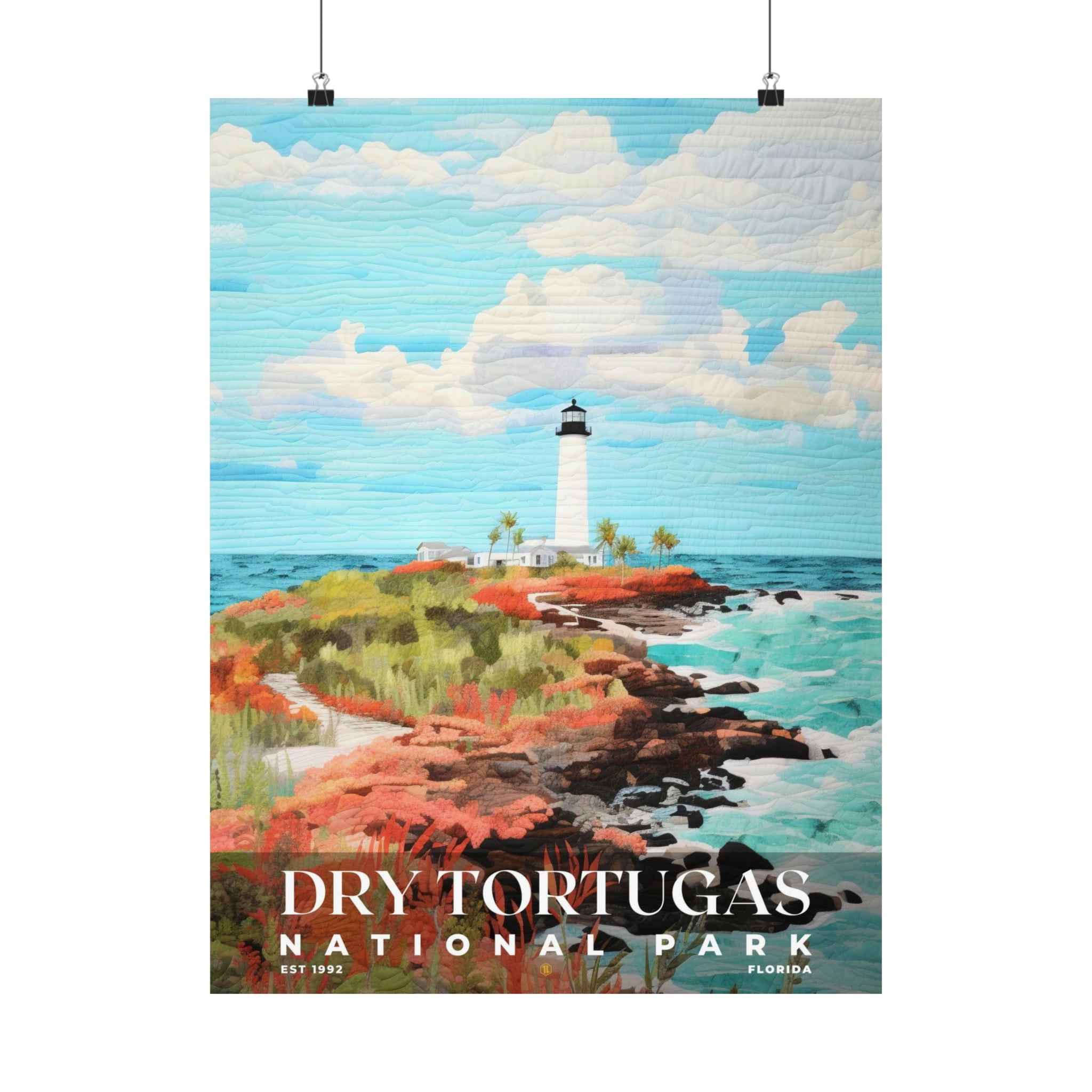 ELNEIT - Dry Tortugas National Park Poster, Unframed Matte Paper, S09 ...