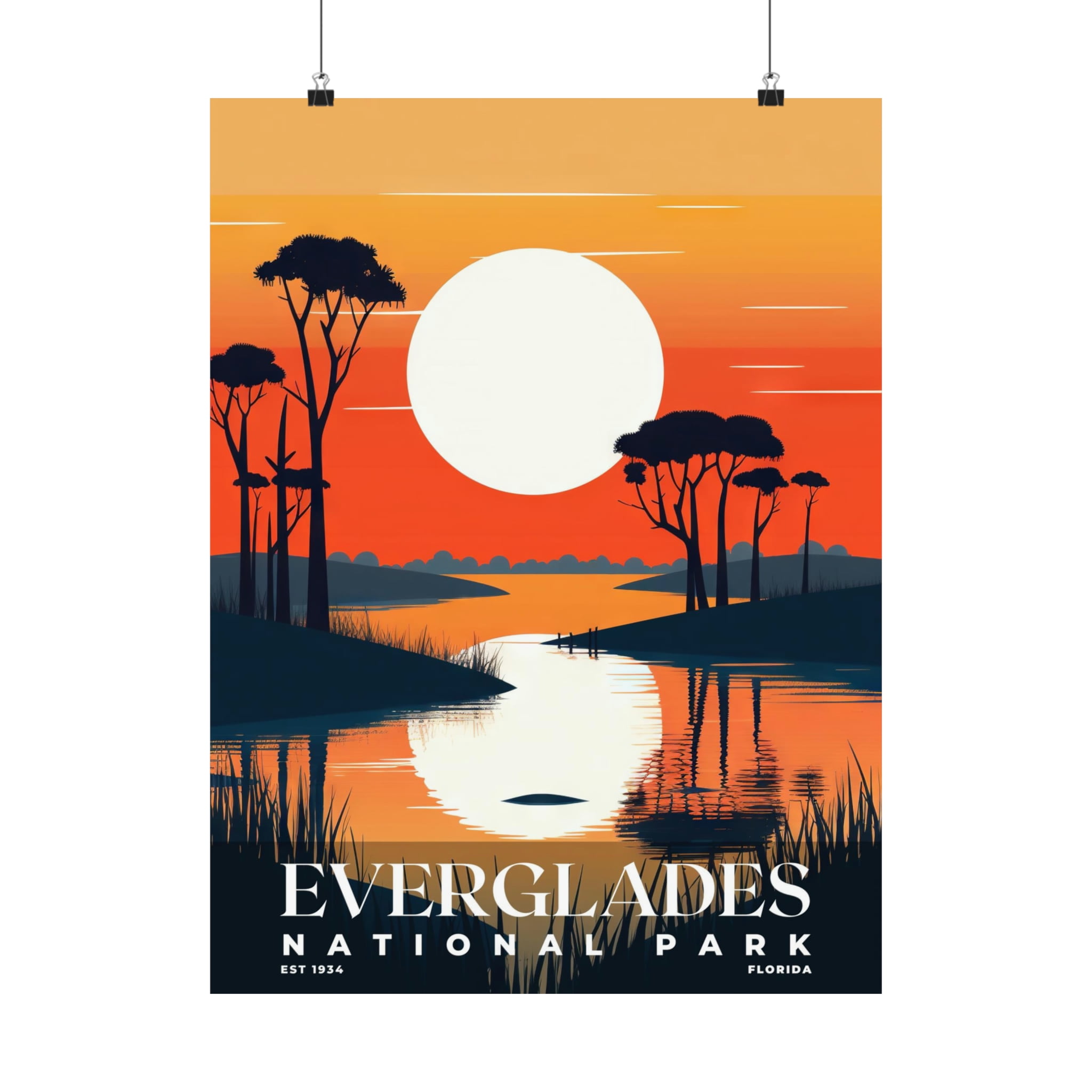 ELNEIT - Everglades National Park Poster, Unframed Matte Paper, S03 ...