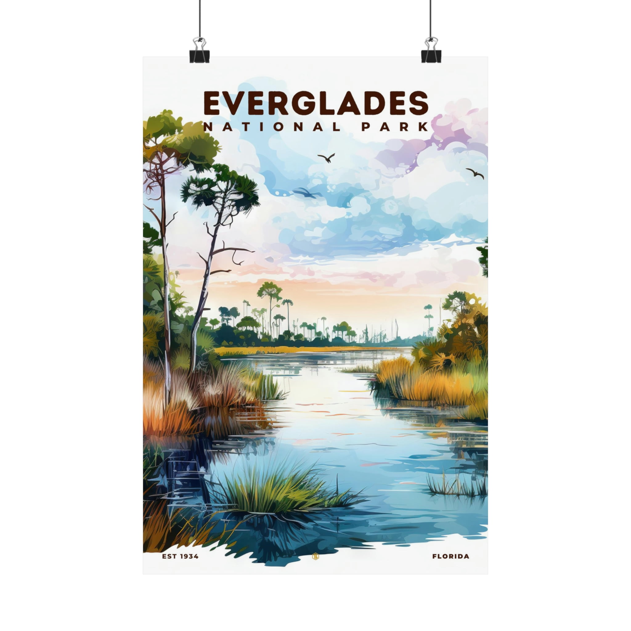 ELNEIT - Everglades National Park Poster, Unframed Matte Paper, S08 ...