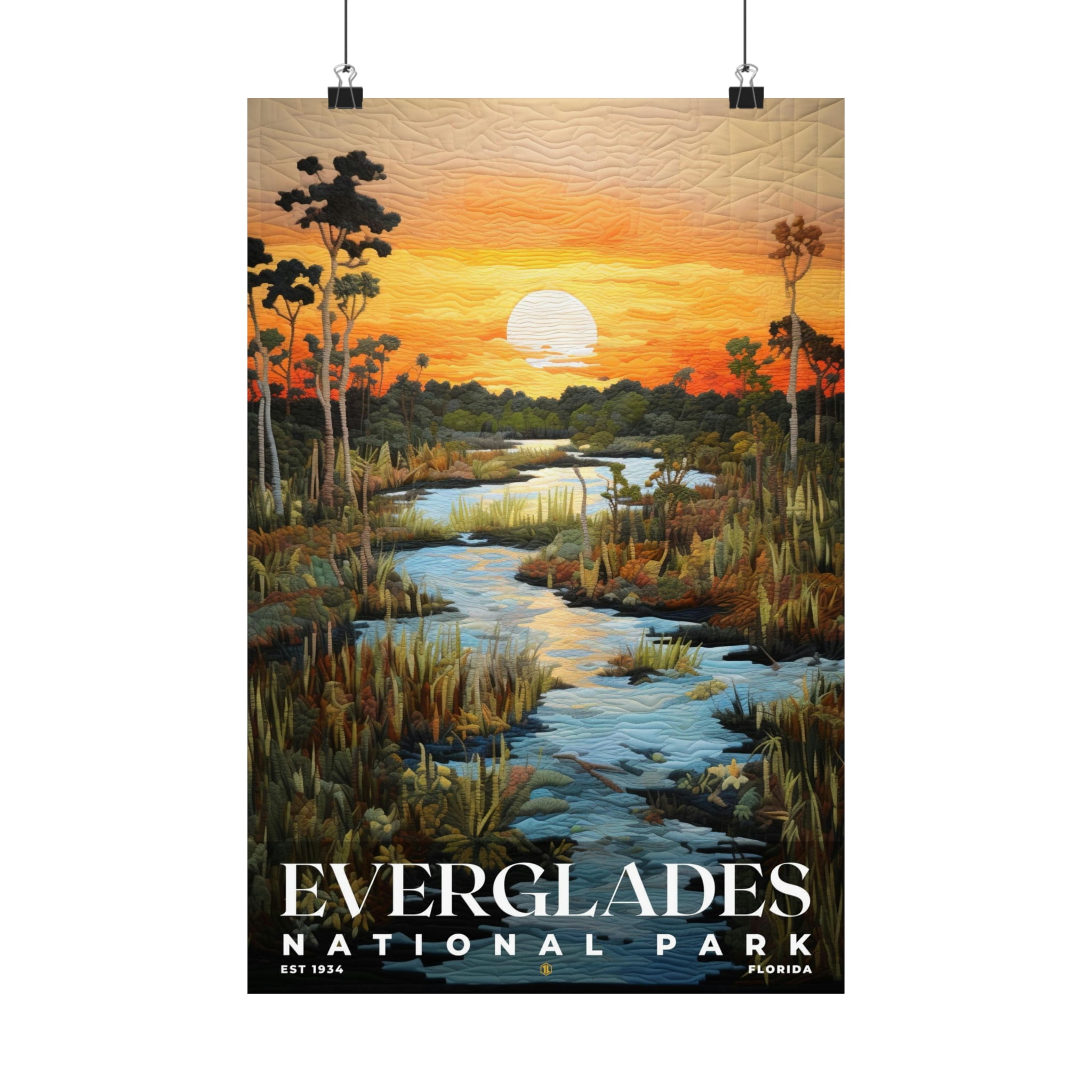 ELNEIT - Everglades National Park Poster, Unframed Matte Paper, S09 ...