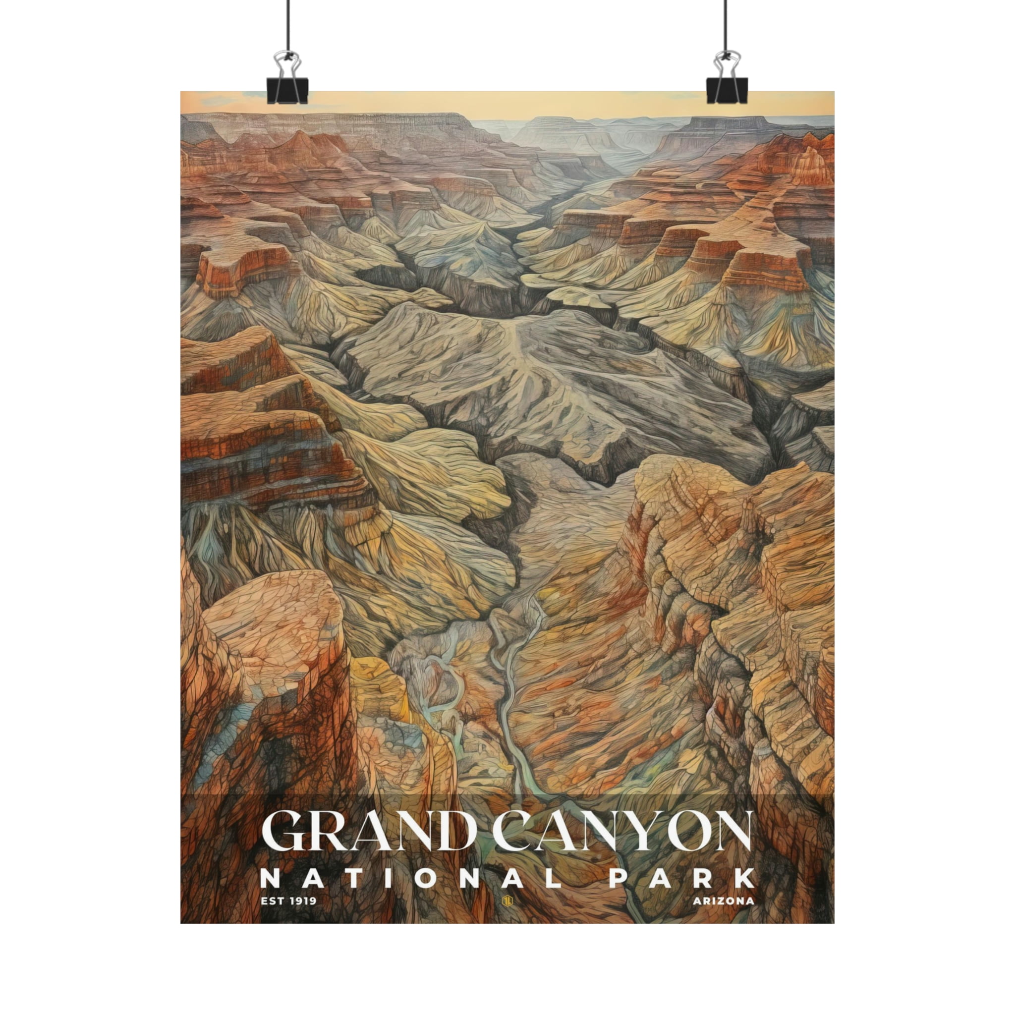 ELNEIT - Grand Canyon National Park Poster, Unframed Matte Paper, S02 - Walmart.com