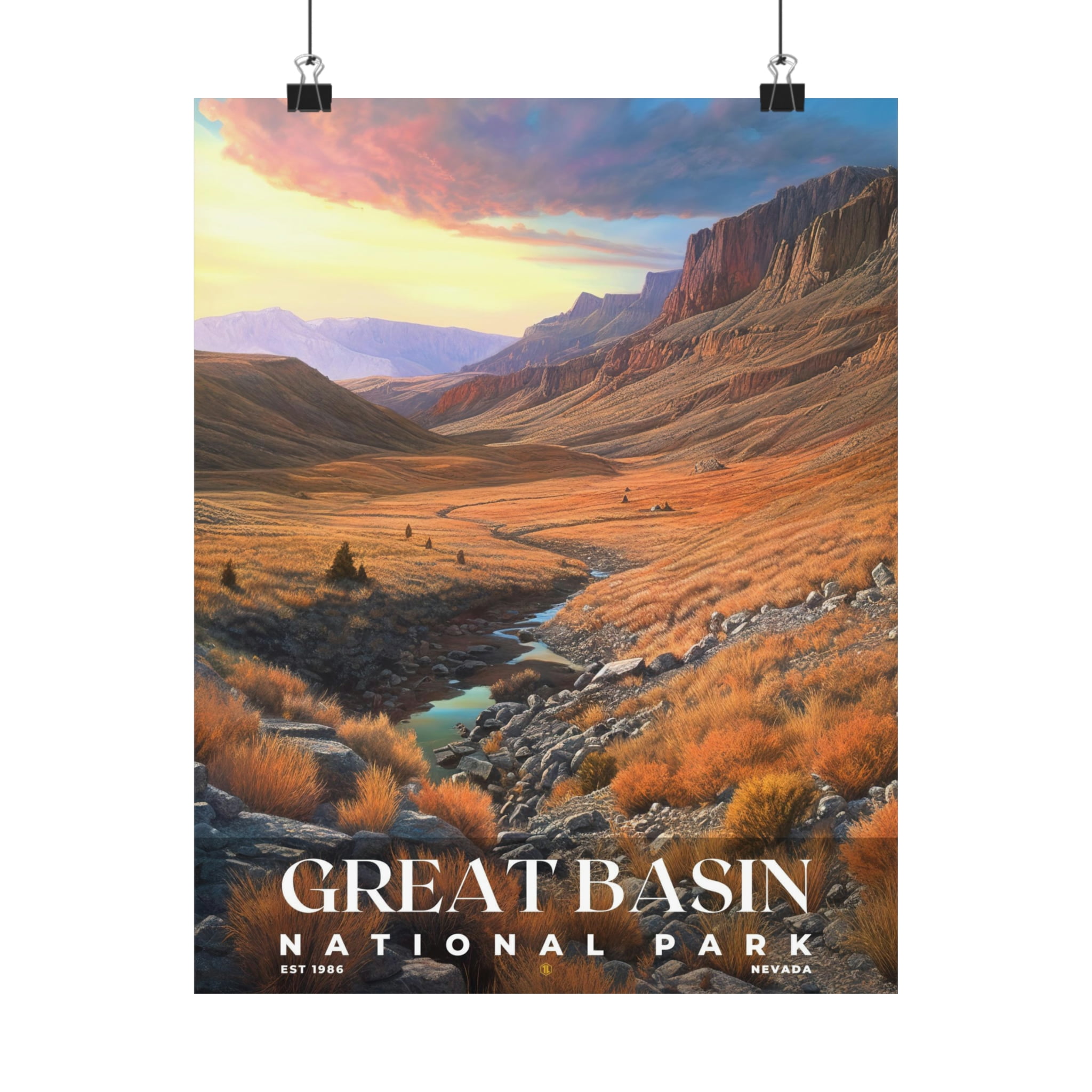 ELNEIT - Great Basin National Park Poster, Unframed Matte Paper, S02 ...