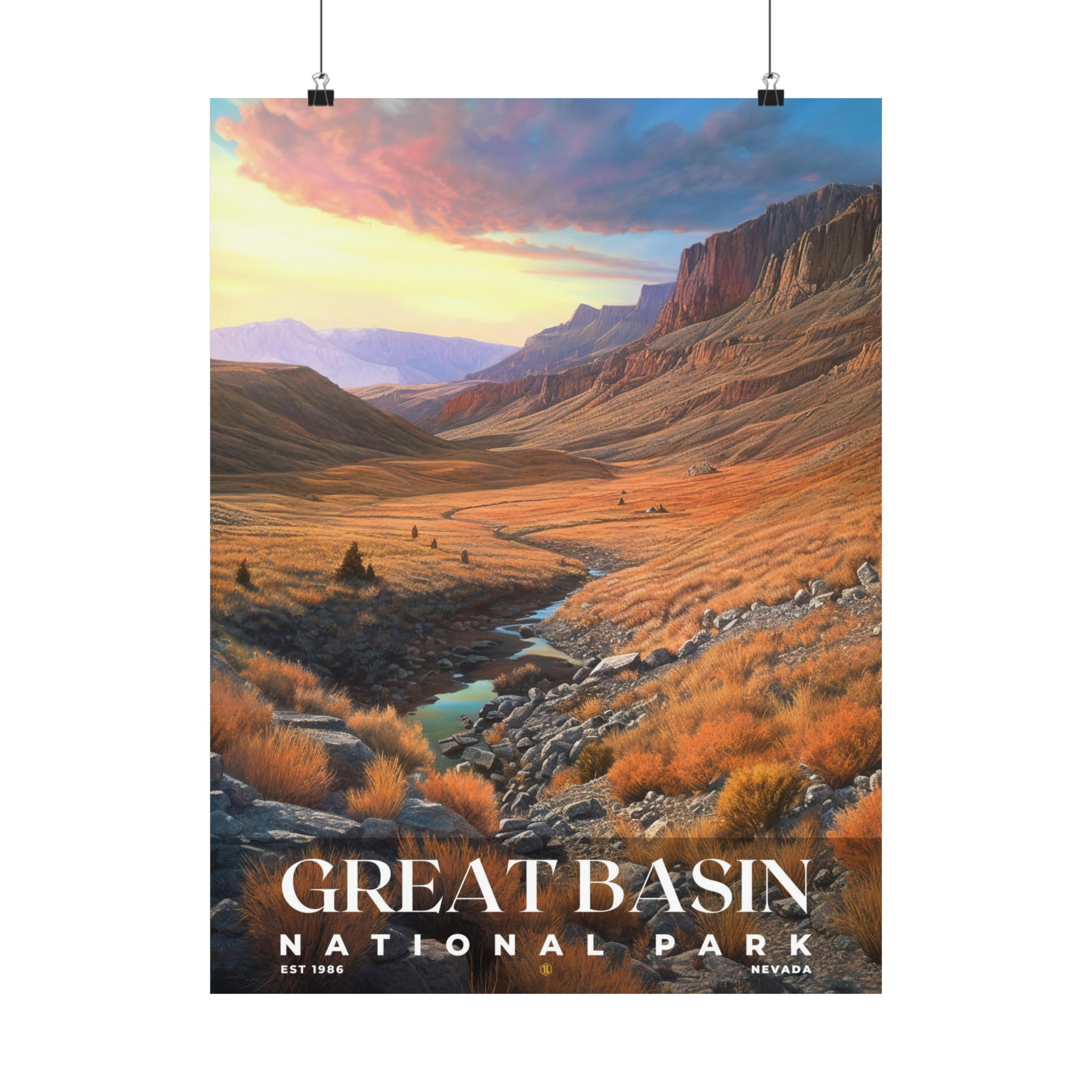 ELNEIT - Great Basin National Park Poster, Unframed Matte Paper, S02 ...